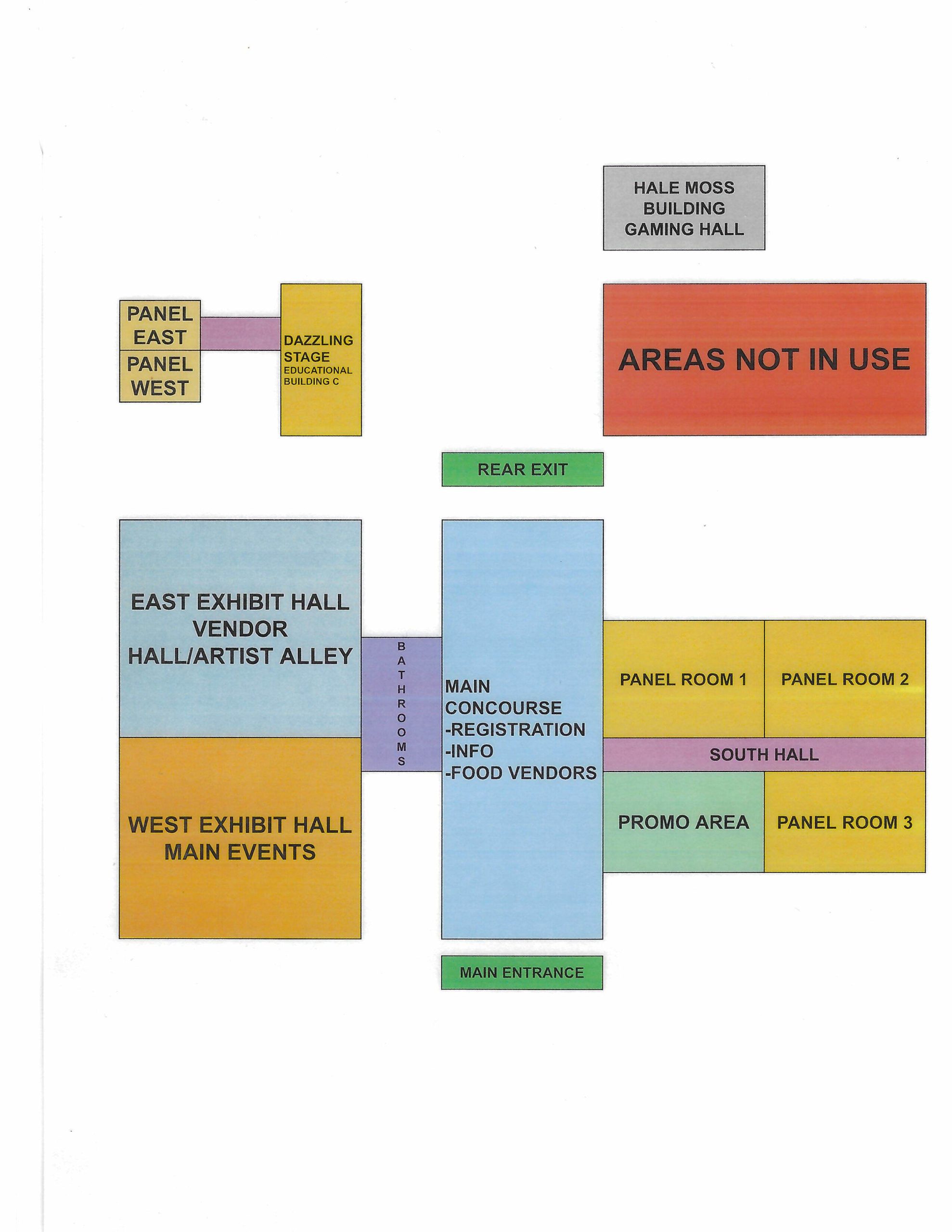 AkaiCon Venue Map - AkaiCon